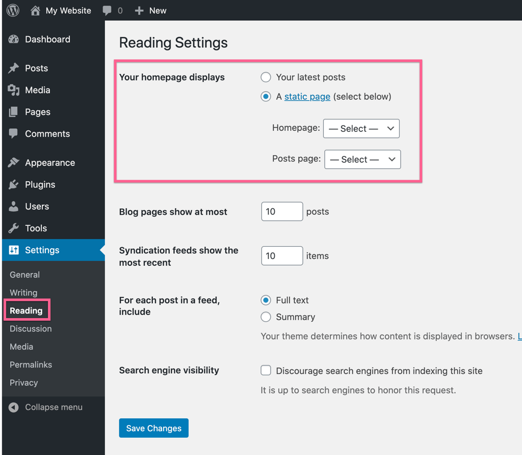 How to Change Your Homepage in WordPress to a Custom Design