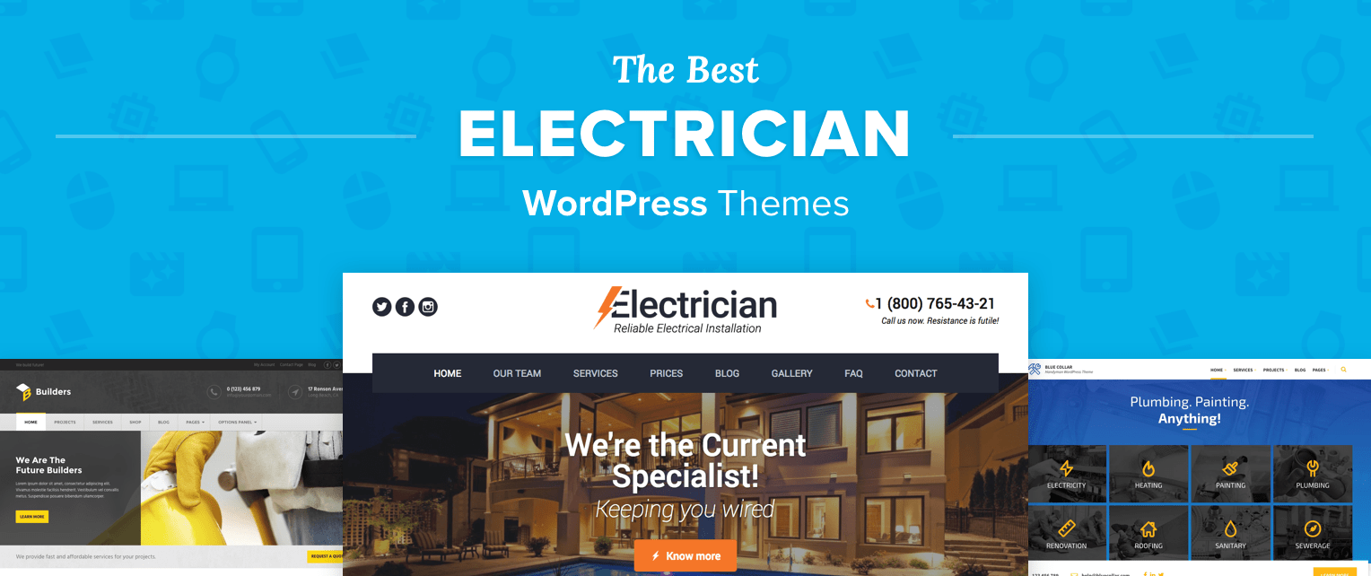 The 13 Best Electrician WordPress Themes for Professional Contractors