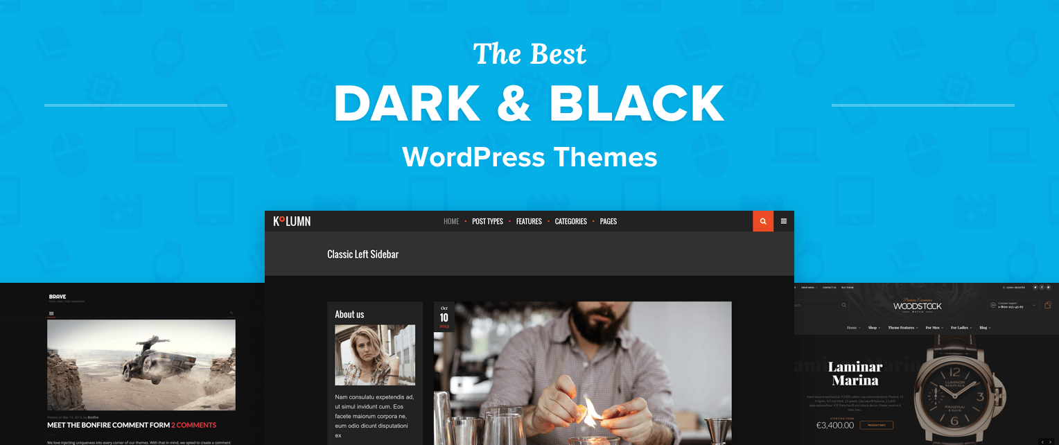 The 9 Best Dark WordPress Themes Compete Themes the-9-best-dark-wordpress-themes-compete-themes