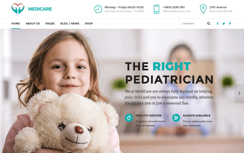 Top 7 Best Medical WordPress Themes for Health Centers