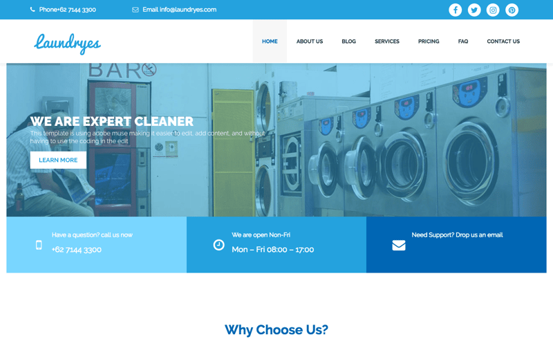 The 5 Best Dry Cleaning WordPress Themes for 2022 | Compete Themes