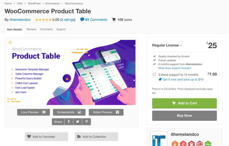 The 6 Best Woocommerce Product Table Wordpress Plugins