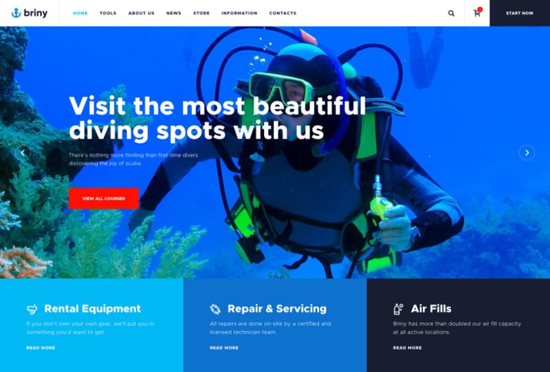 The 11 Most Beautiful Equipment Rental WordPress Themes