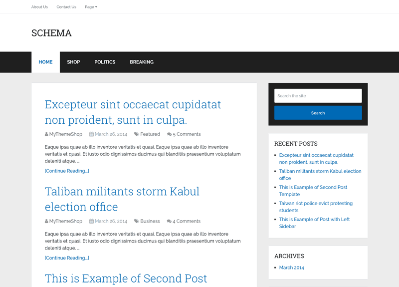 Schema WordPress Theme Review: Fast, SEO-Friendly, & Minimalist