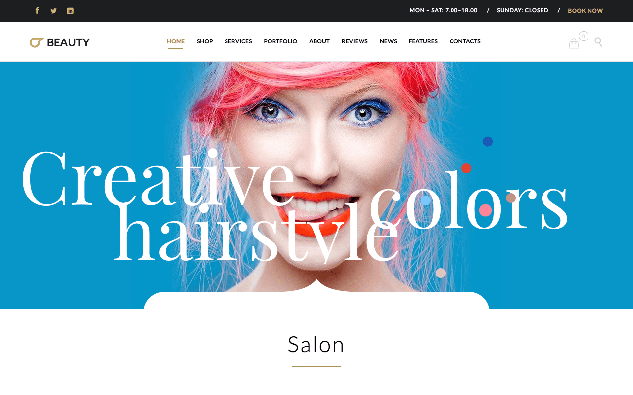The 6 Best Hair Salon WordPress Themes for 2023 | Compete Themes